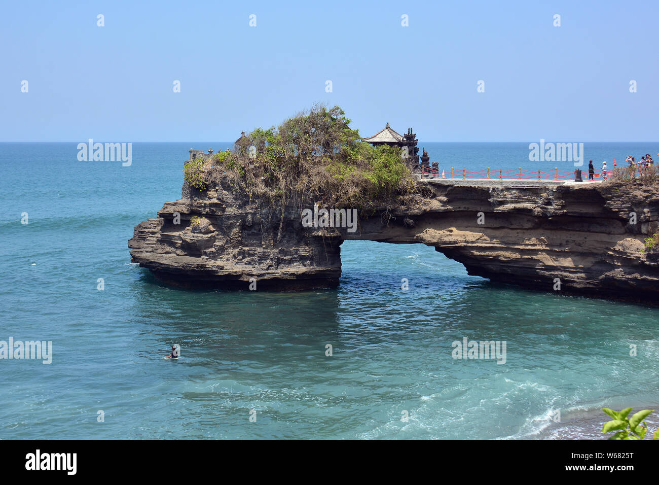 Batu Bolong Temple near Tanah Lot, Tabanan, Bali, Indonesia, Asia Stock ...