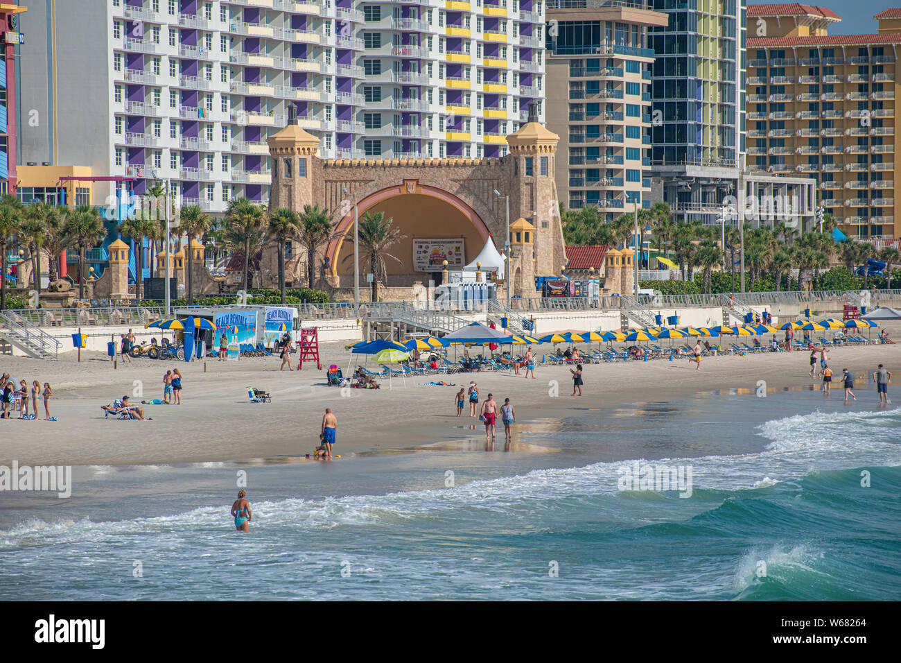 Daytona Beach, Florida. July 06, 2019 Partial view of The Daytona Beach ...