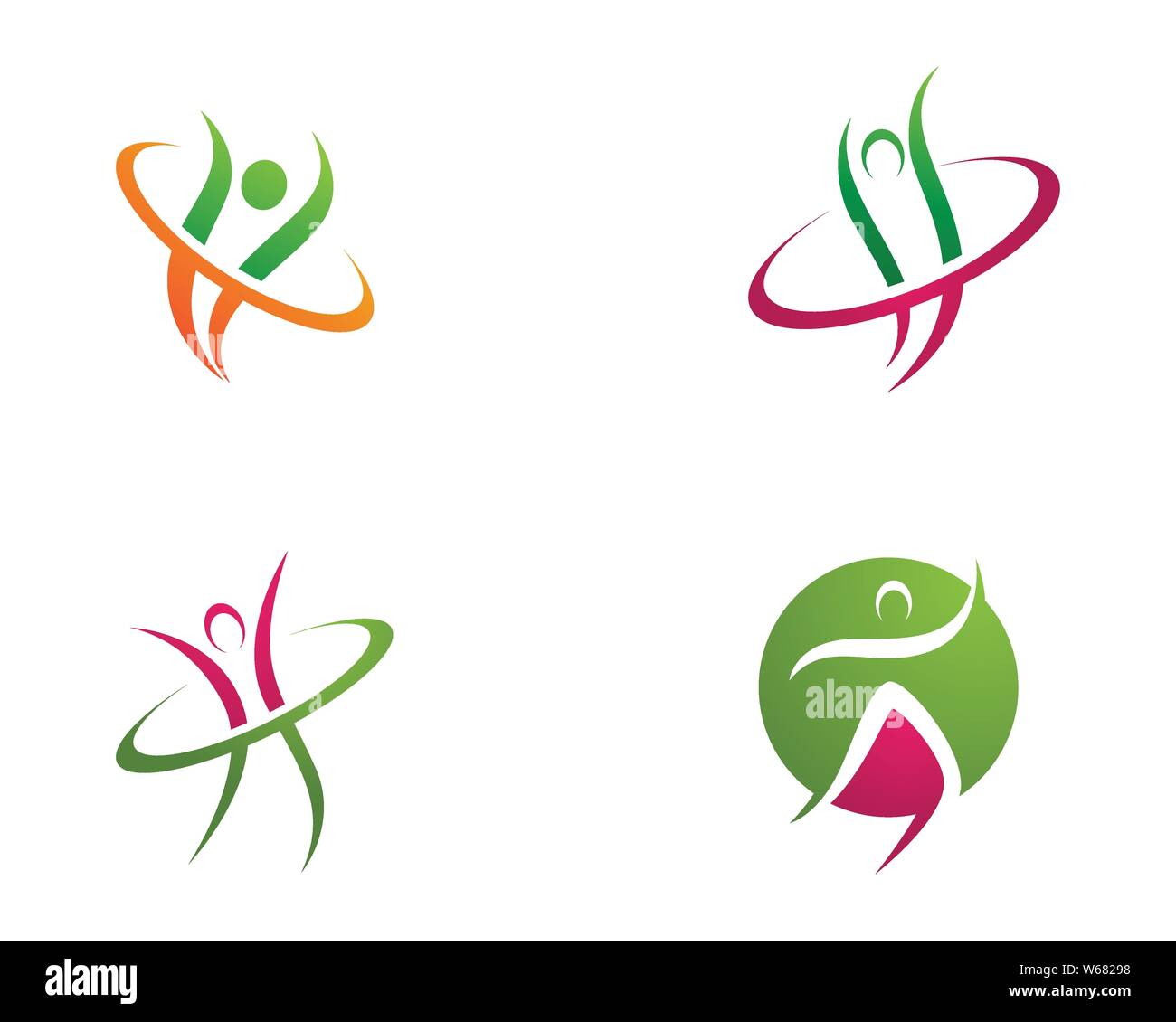 Human health life people logo vector Stock Vector Image & Art - Alamy