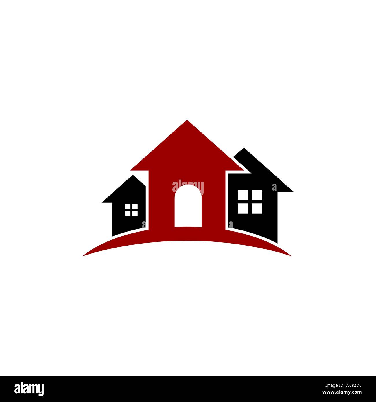 Real Estate Home Property Design Template Vector Stock Vector Image ...
