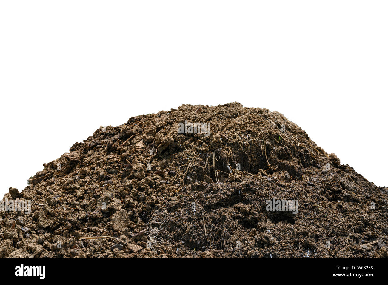 Soil compost heap from plants in farm Stock Photo - Alamy