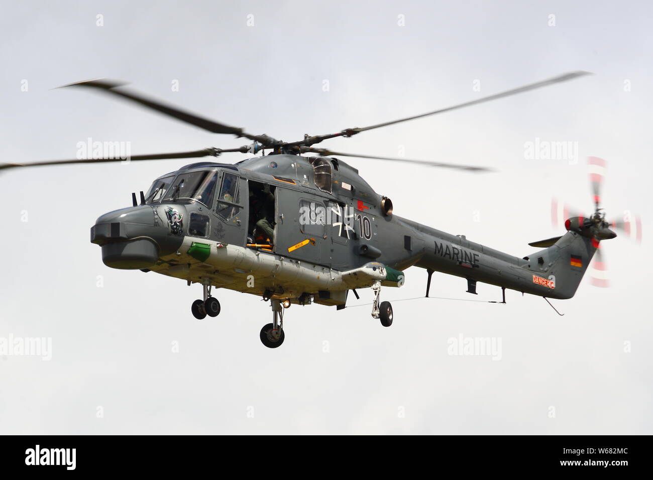German Navy AgustaWestland Sea Lynx helicopter at Fairford ...