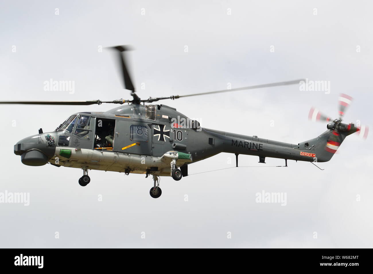 German Navy AgustaWestland Sea Lynx helicopter at Fairford ...