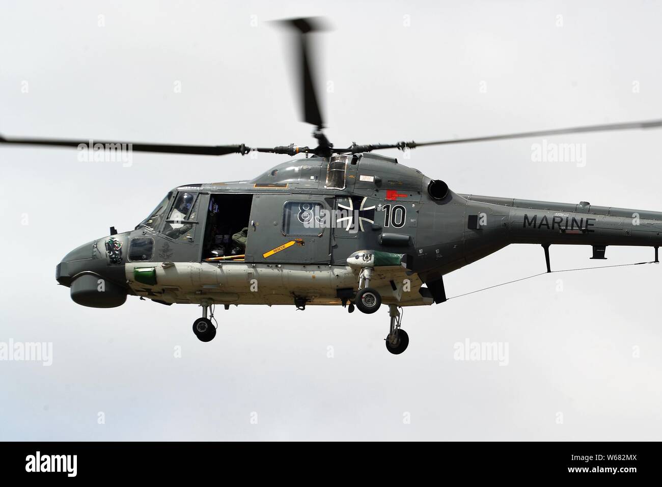 German Navy AgustaWestland Sea Lynx helicopter at Fairford ...