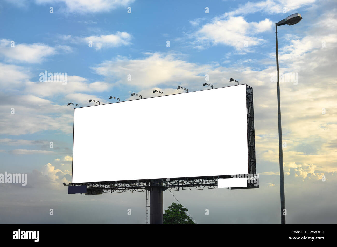 Billboard on side road advertising hi-res stock photography and images ...