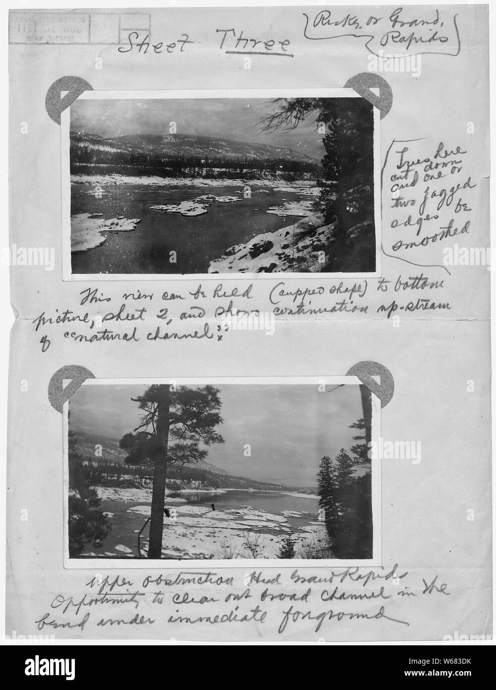 Ricken or Grand Rapids, Columbia River; Scope and content: Between 1907 ...
