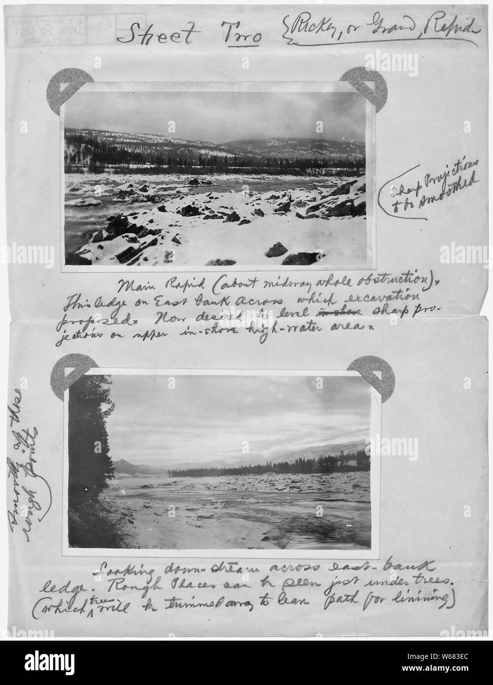 Ricken or Grand Rapids, Columbia River; Scope and content: Between 1907 ...