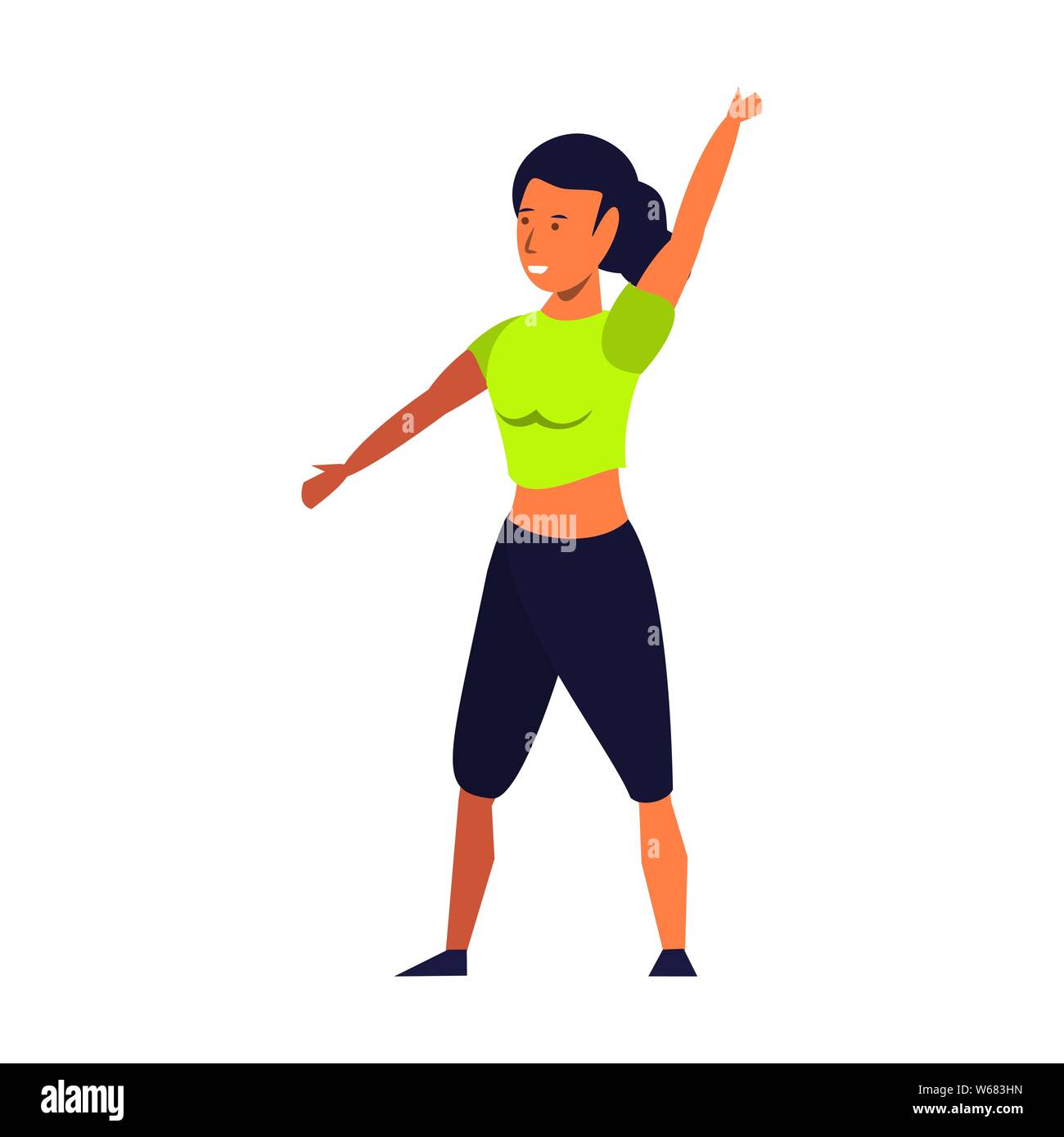 fitness sport exercise lifestyle cartoon Stock Vector Image & Art - Alamy
