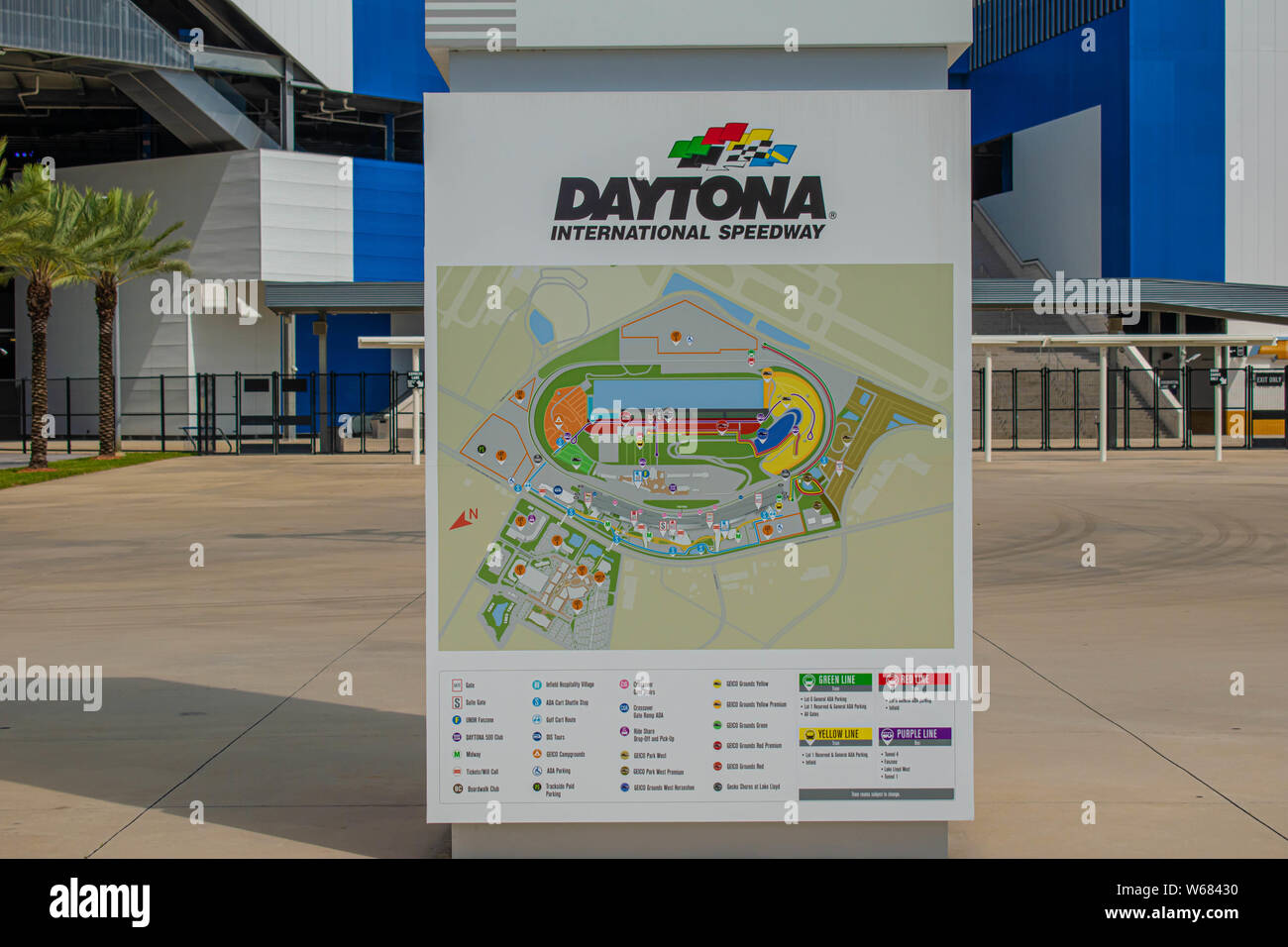 Daytona beach florida map hi-res stock photography and images - Alamy