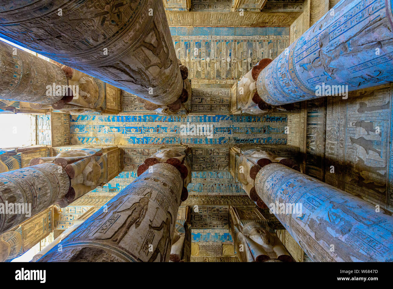 Temple of dendera ceiling hi-res stock photography and images - Alamy