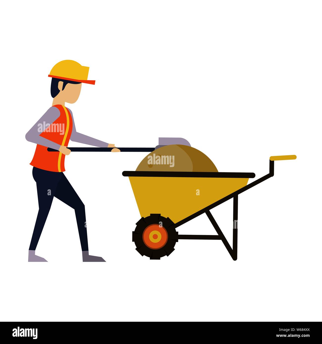 construction architectural engineering work cartoon Stock Vector Image ...