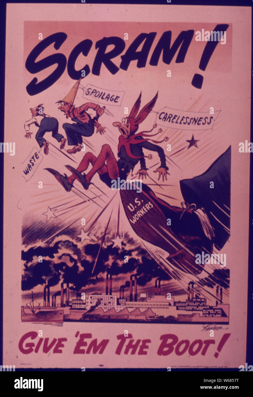 Give it the boot hi-res stock photography and images - Alamy