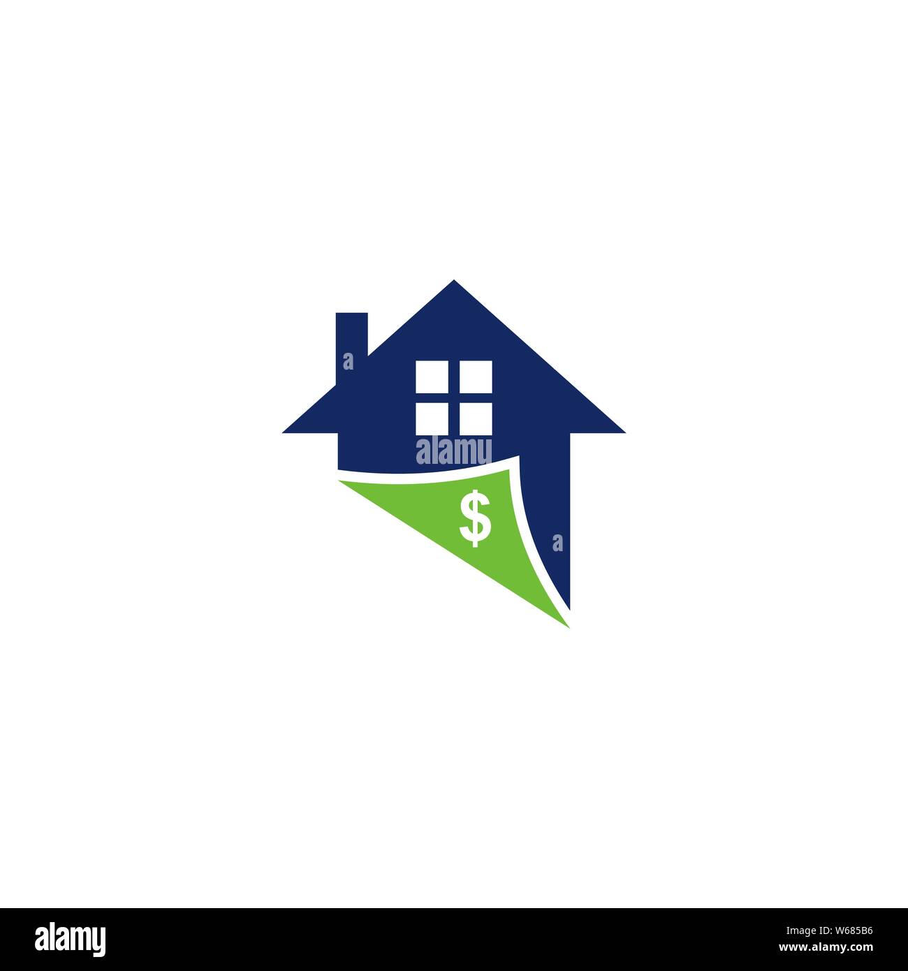 Real Estate Home Property Design Template Vector Stock Vector Image ...