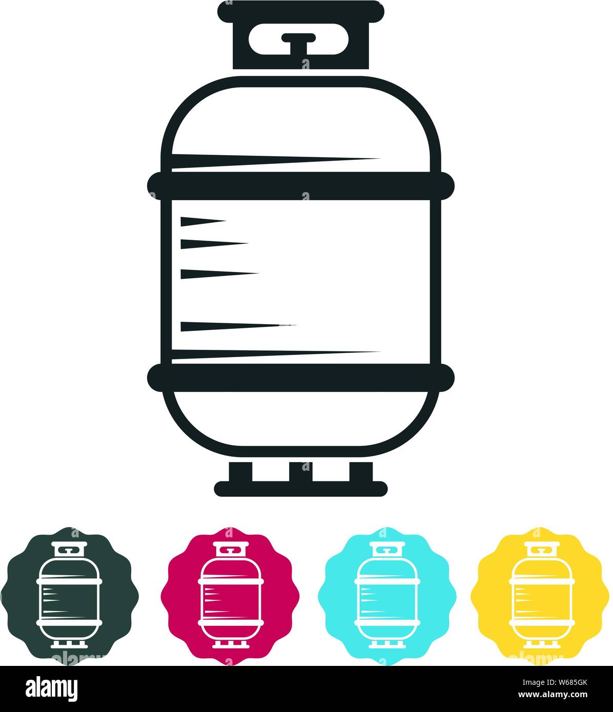 Cooking Gas Cylinder Icon as EPS 10 File Stock Vector Image & Art - Alamy