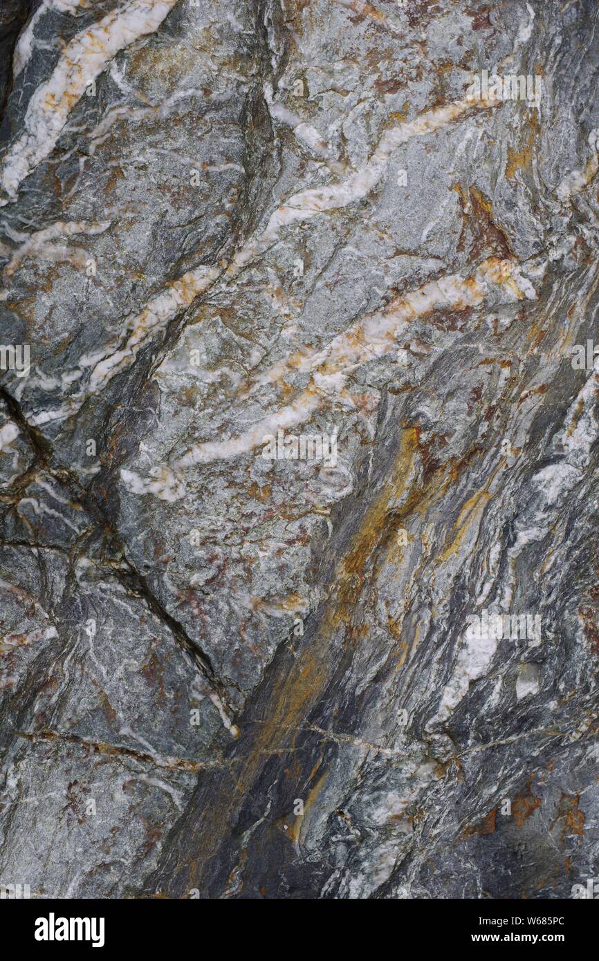 Natural Background of Metasedimentary Rock. St Agnes, North Cornwall ...