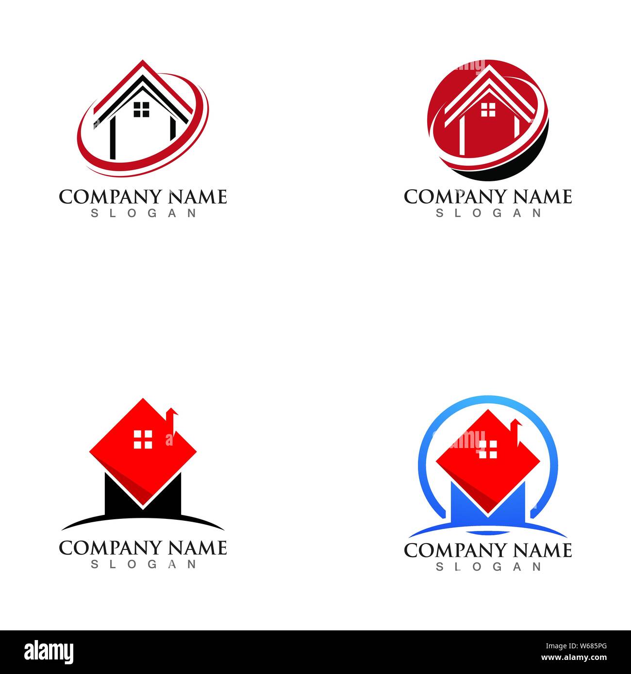 Home logo and symbol , Property and Construction Logo design Stock ...