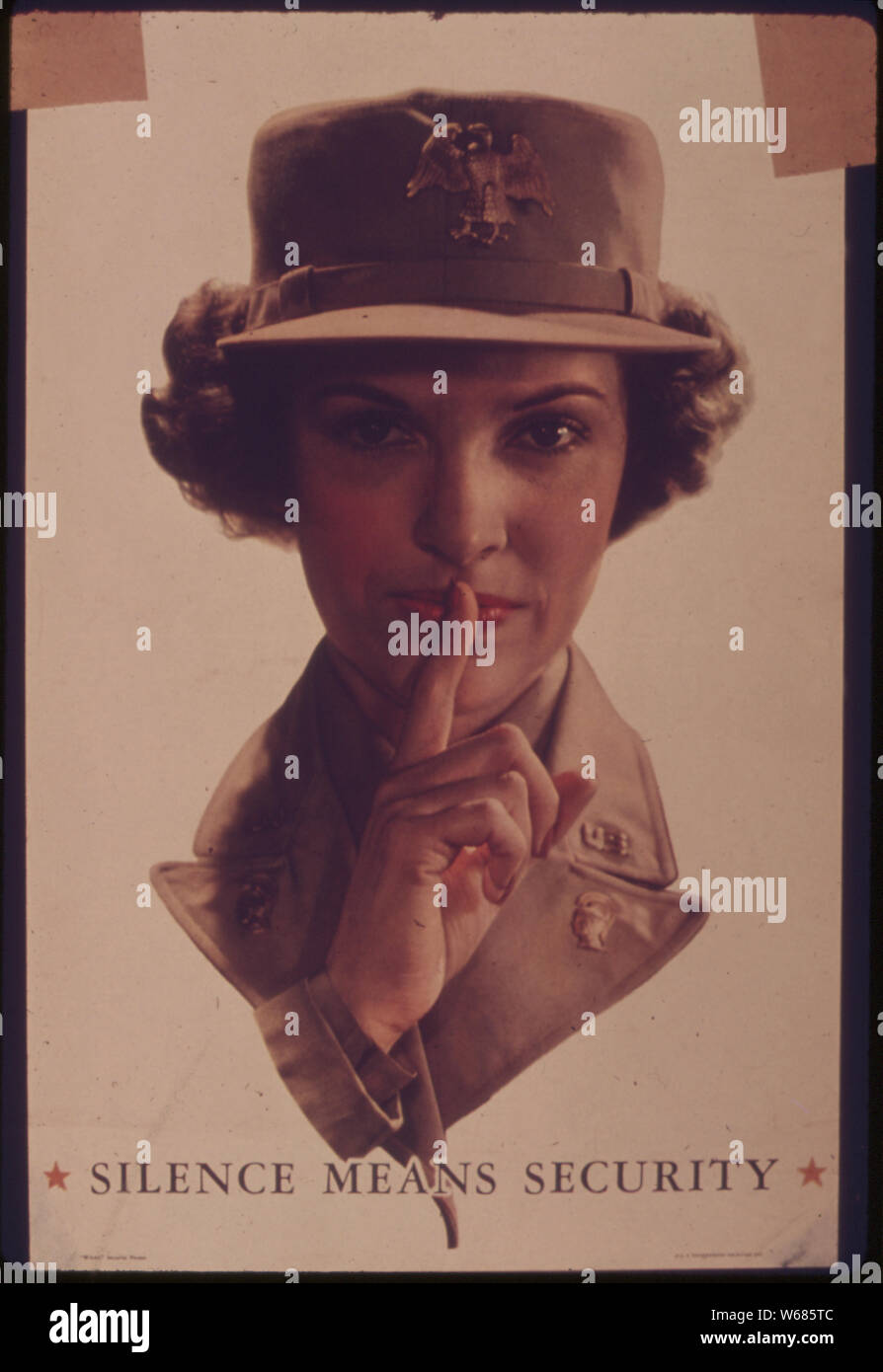 Silence means security hi-res stock photography and images - Alamy