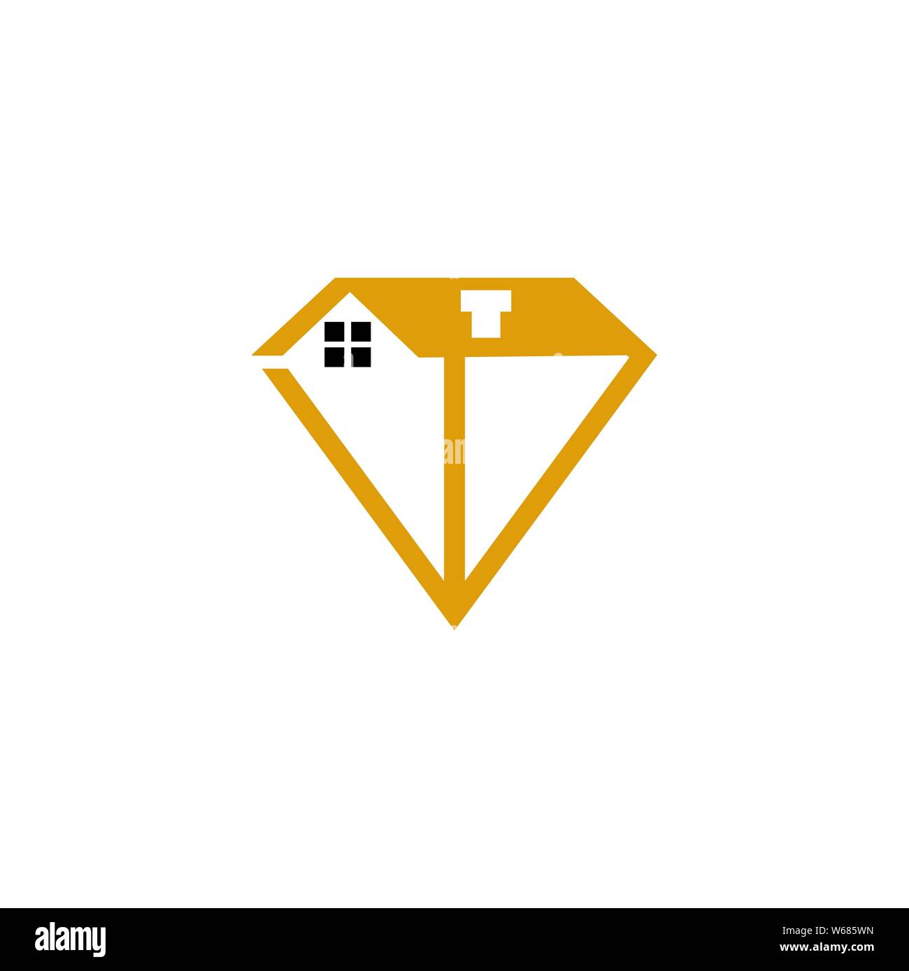Real Estate Home Property Design Template Vector Stock Vector Image ...