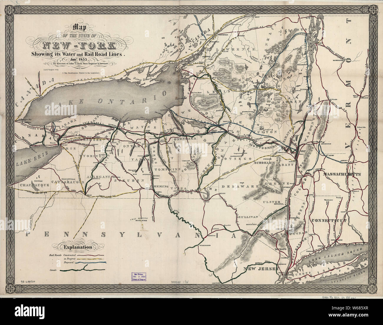 New york rail road map hi-res stock photography and images - Alamy