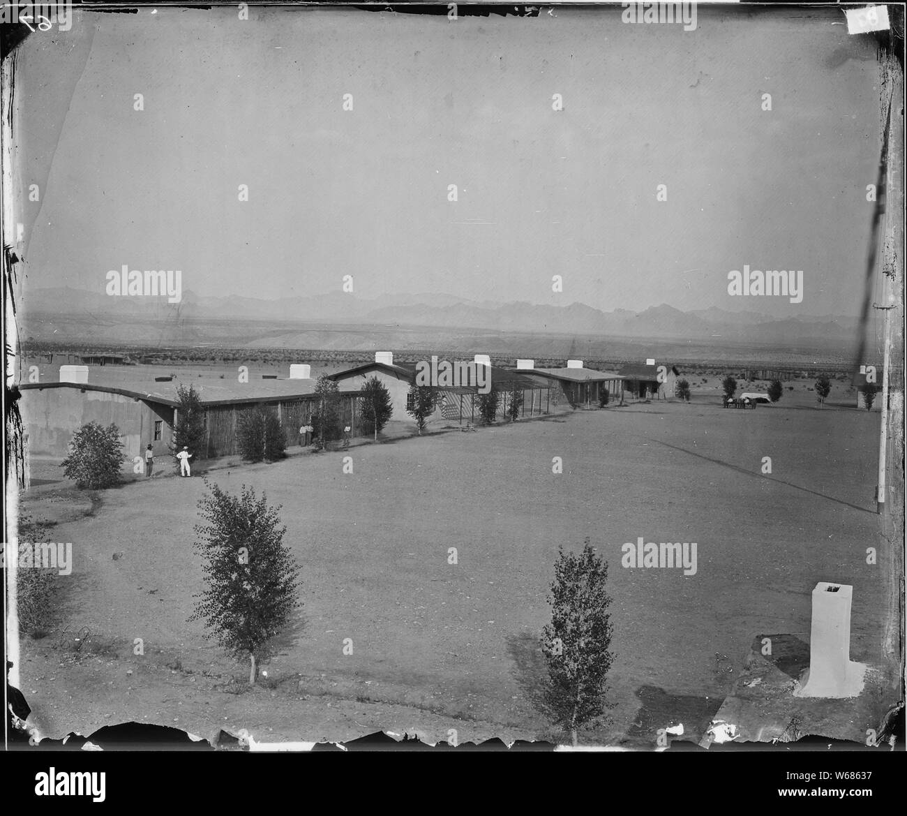 SOLDIERS' QUARTERS CAMP MOHAVE, ARIZONA Stock Photo - Alamy