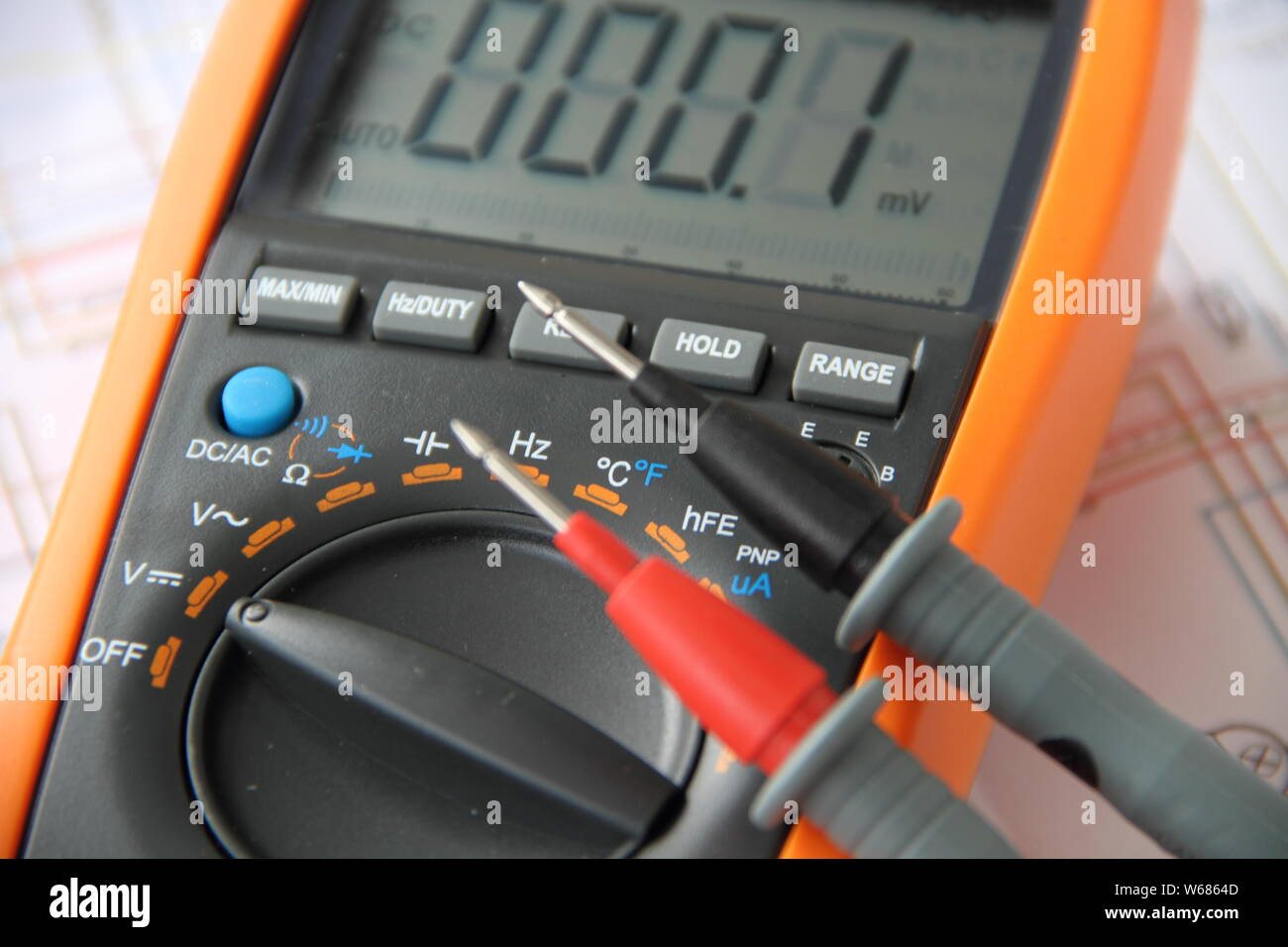 measuring device with a diagram Stock Photo - Alamy