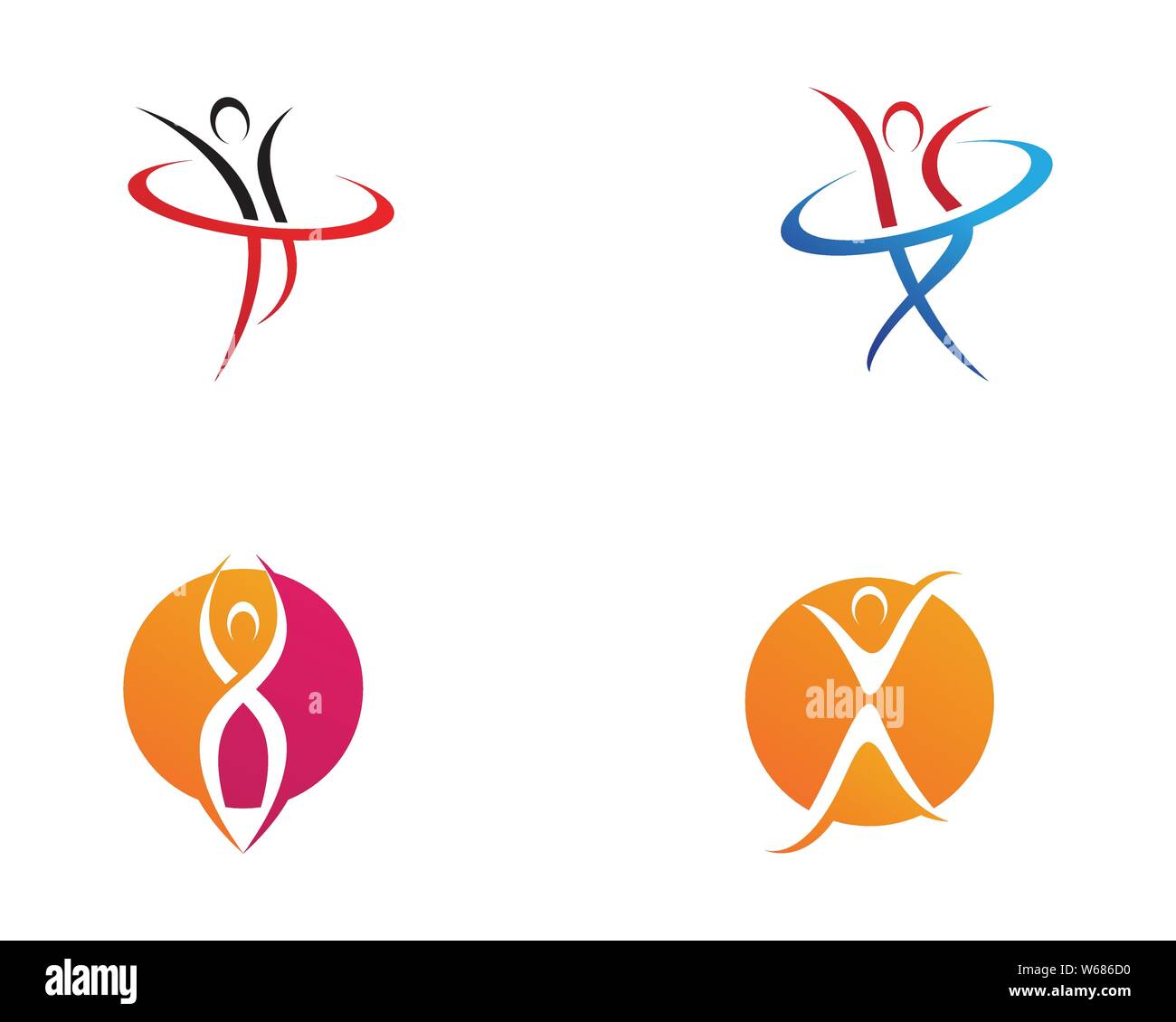 Human health life people logo vector Stock Vector Image & Art - Alamy