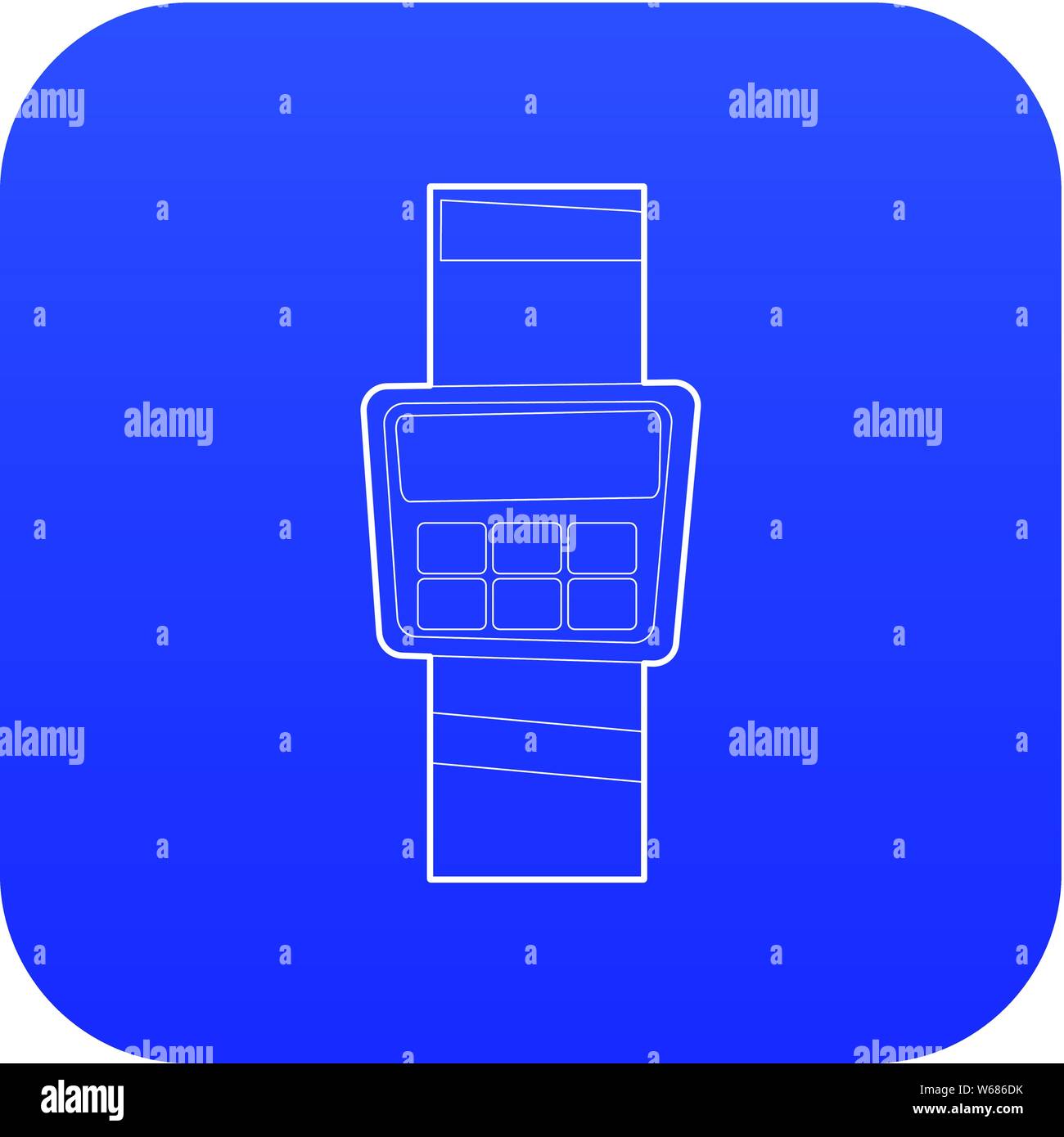 Cashier icon blue vector Stock Vector Image & Art - Alamy