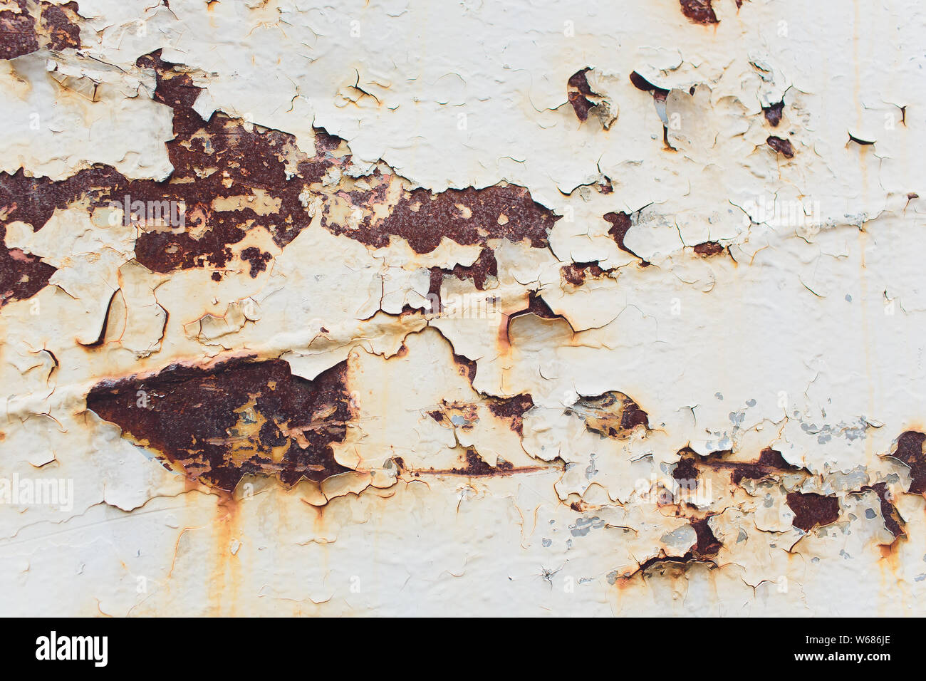 White Rusted Metal Texture