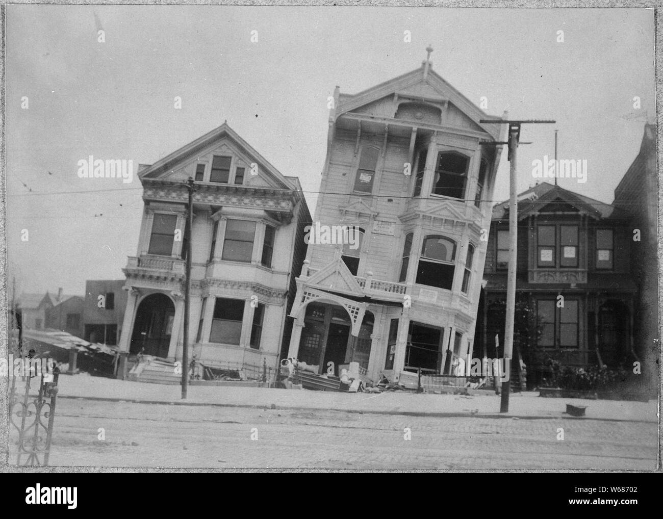 San Francisco Earthquake of 1906: After the earthquake Stock Photo - Alamy