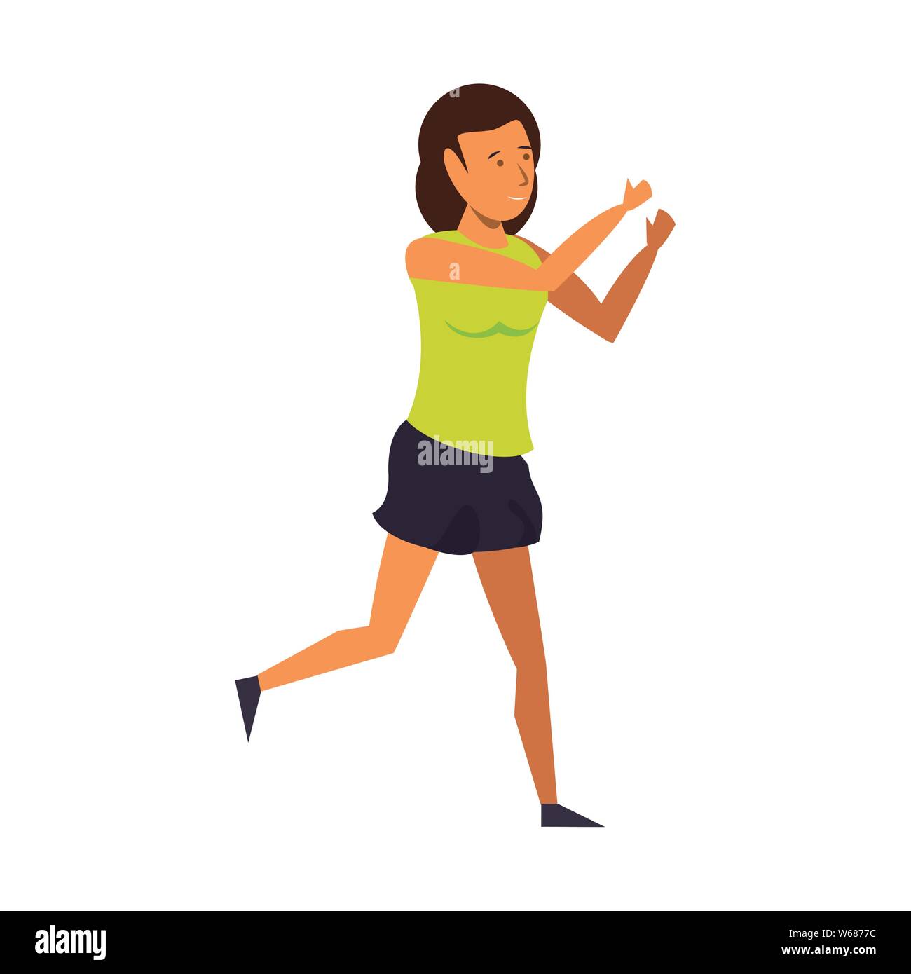 fitness sport exercise lifestyle cartoon Stock Vector Image & Art - Alamy