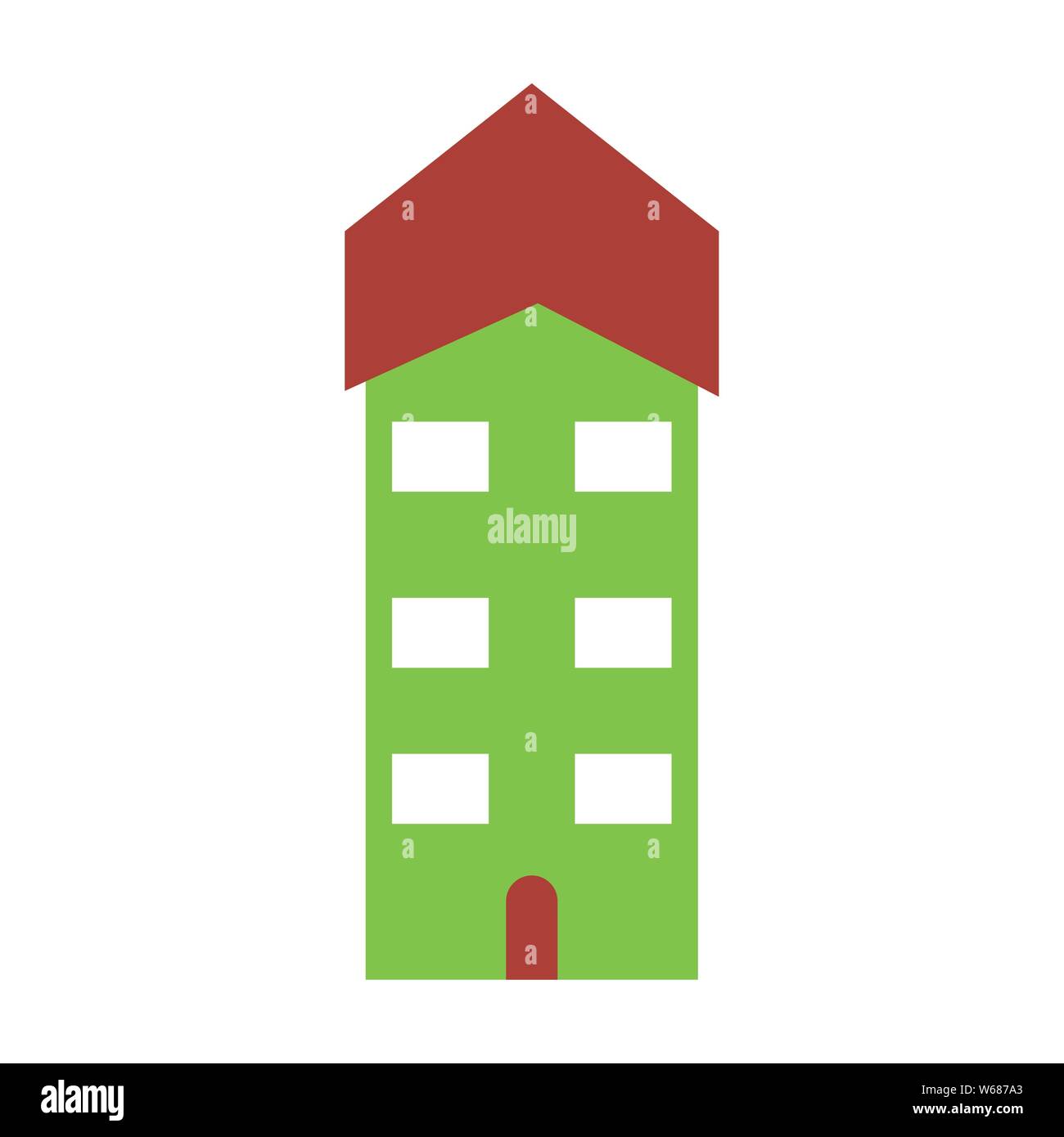 urban house residence home cartoon Stock Vector Image & Art - Alamy