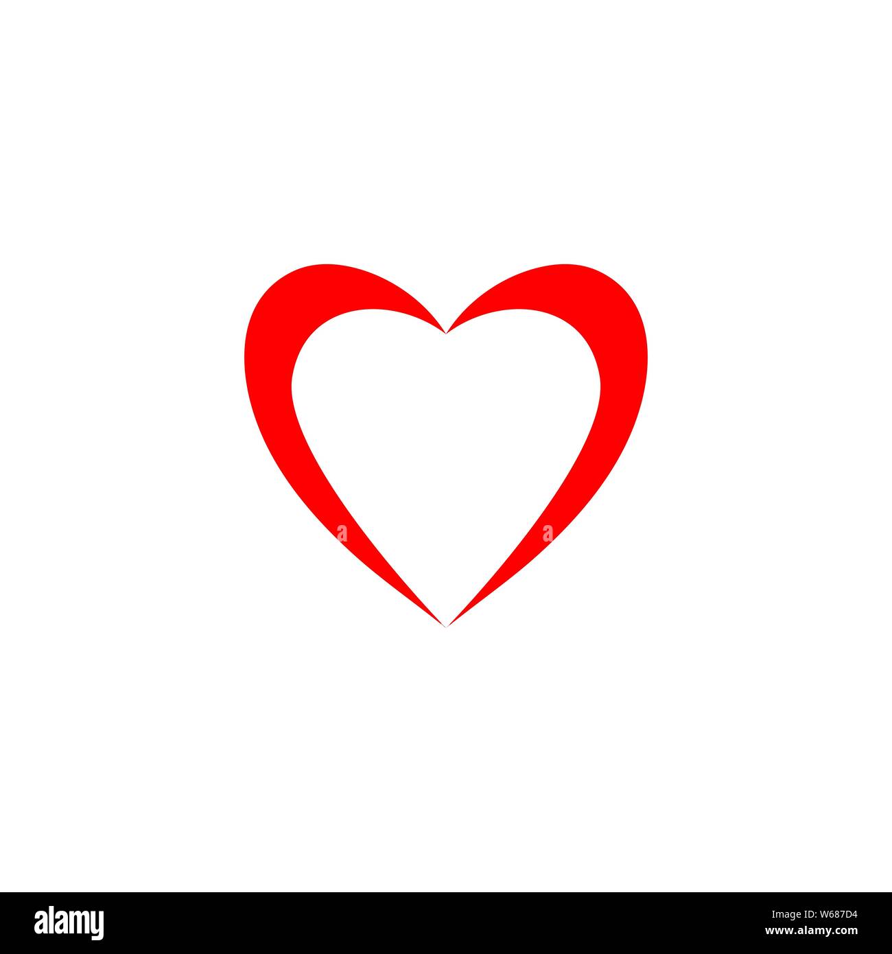 Love symbol logo vector Stock Vector Image & Art - Alamy