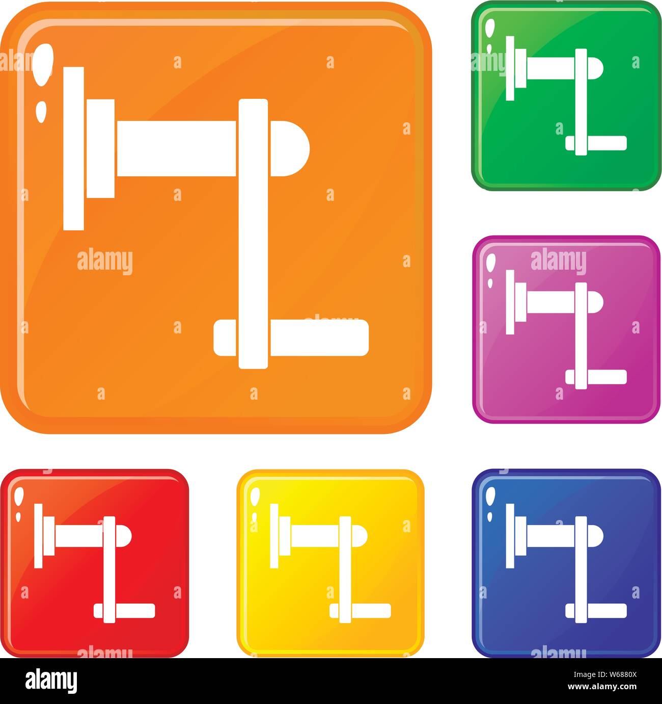 Twist tool icons set vector color Stock Vector Image & Art - Alamy