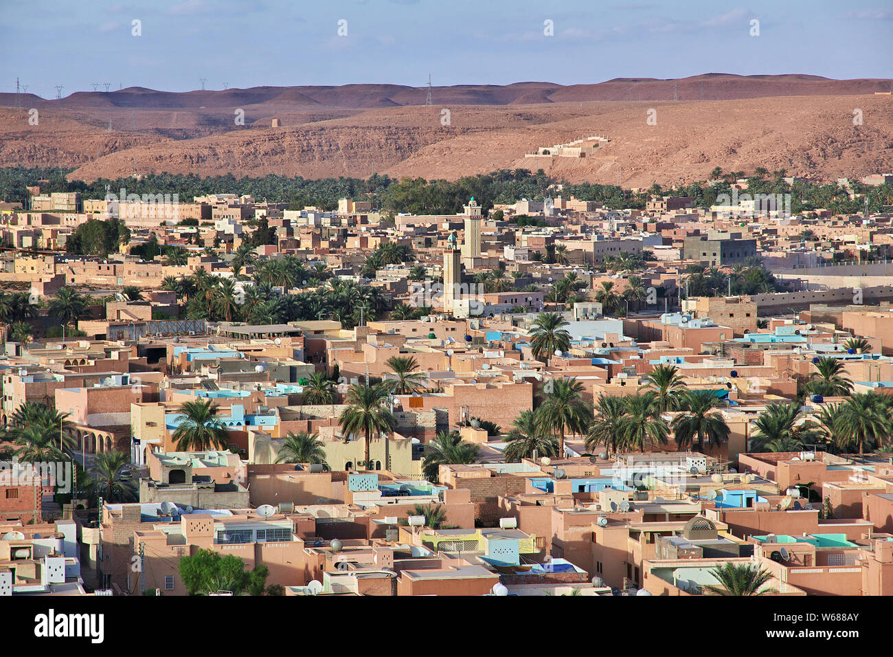 Ghardaia is city in Sahara desert, Algeria Stock Photo - Alamy