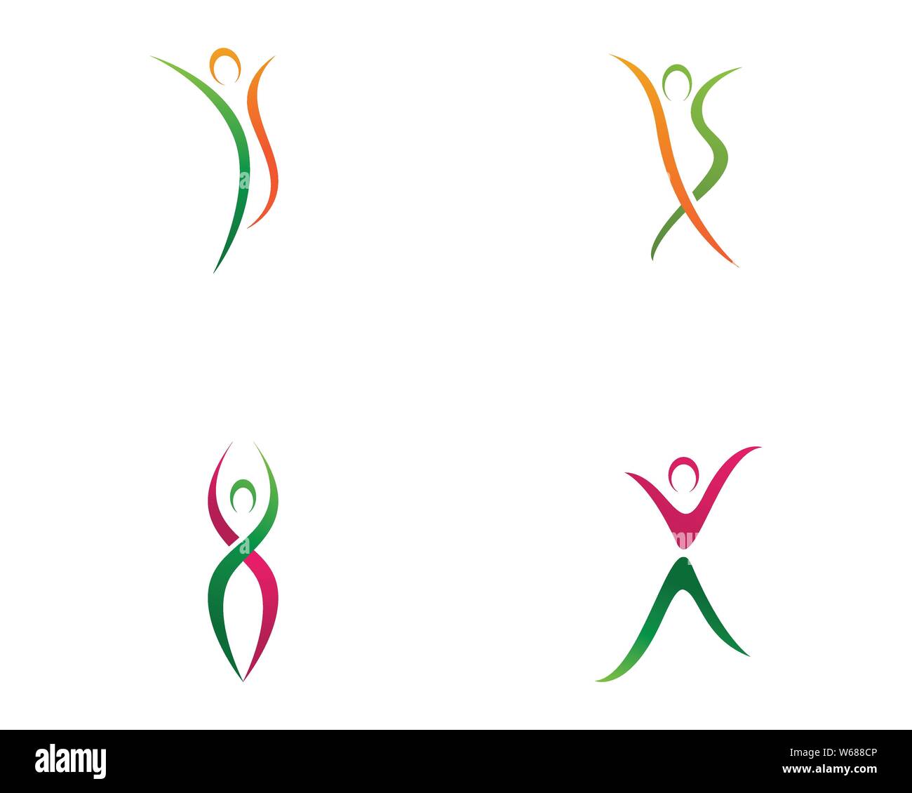 Human health life people logo vector Stock Vector Image & Art - Alamy