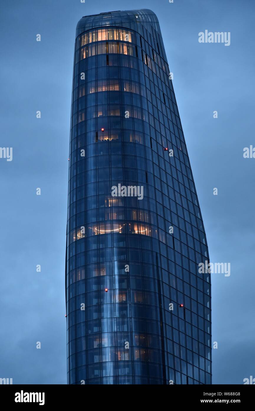 The Vase, 1 Blackfriars, Luxury residential glass tower block Stock ...