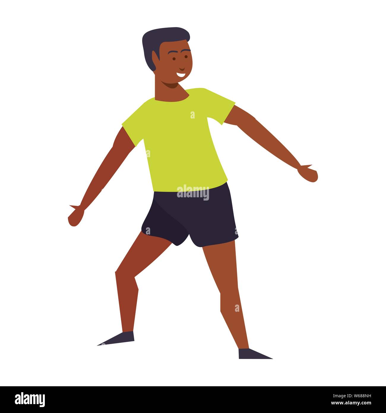 fitness sport exercise lifestyle cartoon Stock Vector Image & Art - Alamy