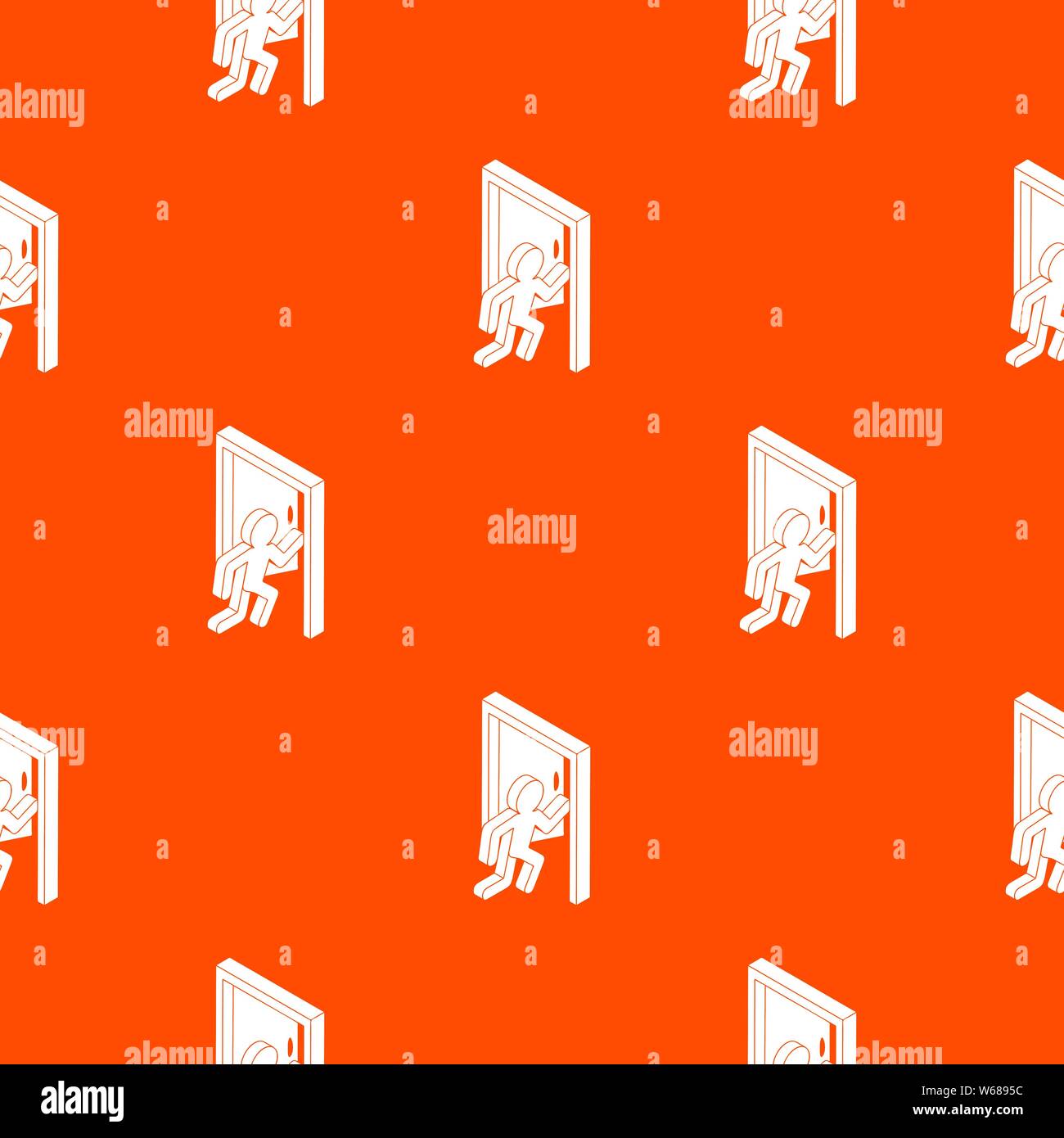 Market exit pattern vector orange Stock Vector Image & Art - Alamy