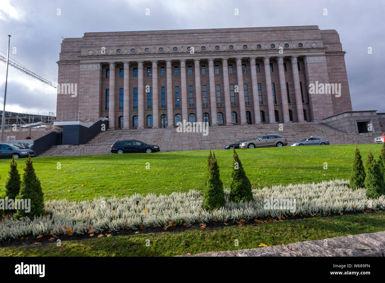 The Parliament House, by Johan Sigfrid Sirén, Helsinki, Finland Stock ...