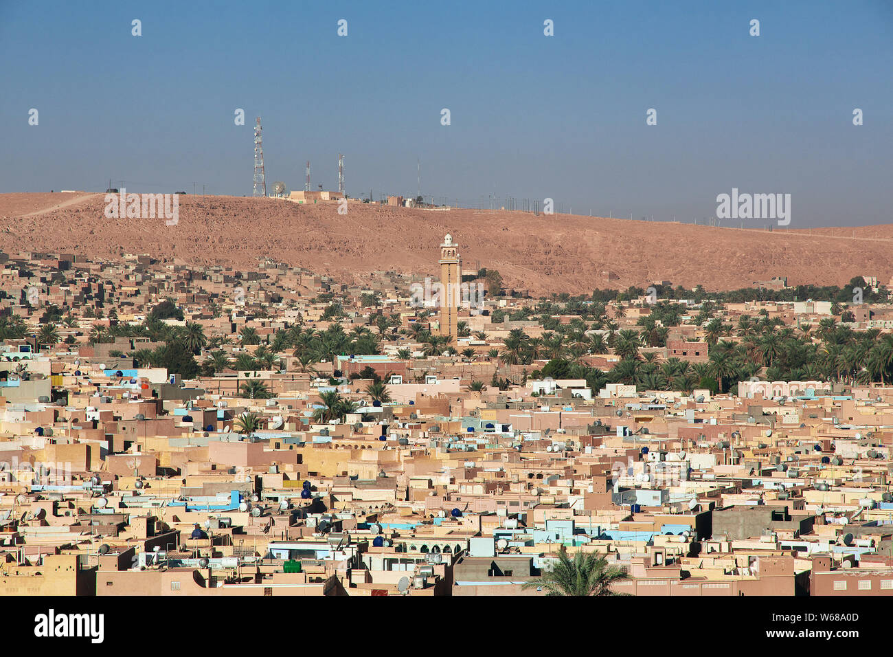 Algeria mzab ghardaia town view hi-res stock photography and images - Alamy