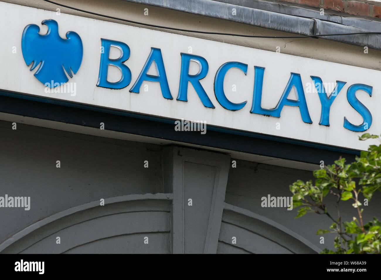 London, UK. 31st July, 2019. Barclays bank logo in London. Credit ...