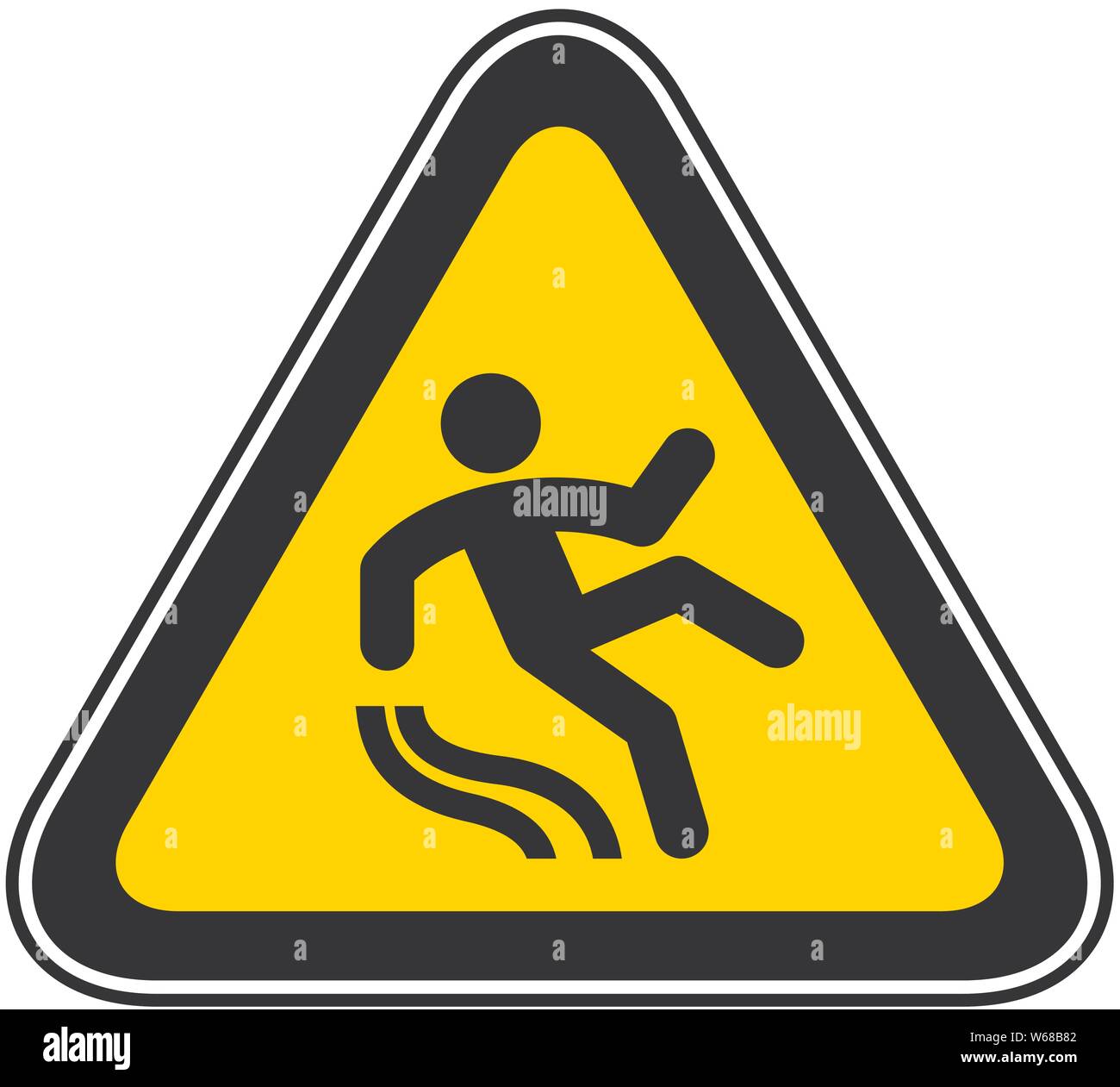 Prevent slippery Stock Vector Images - Alamy