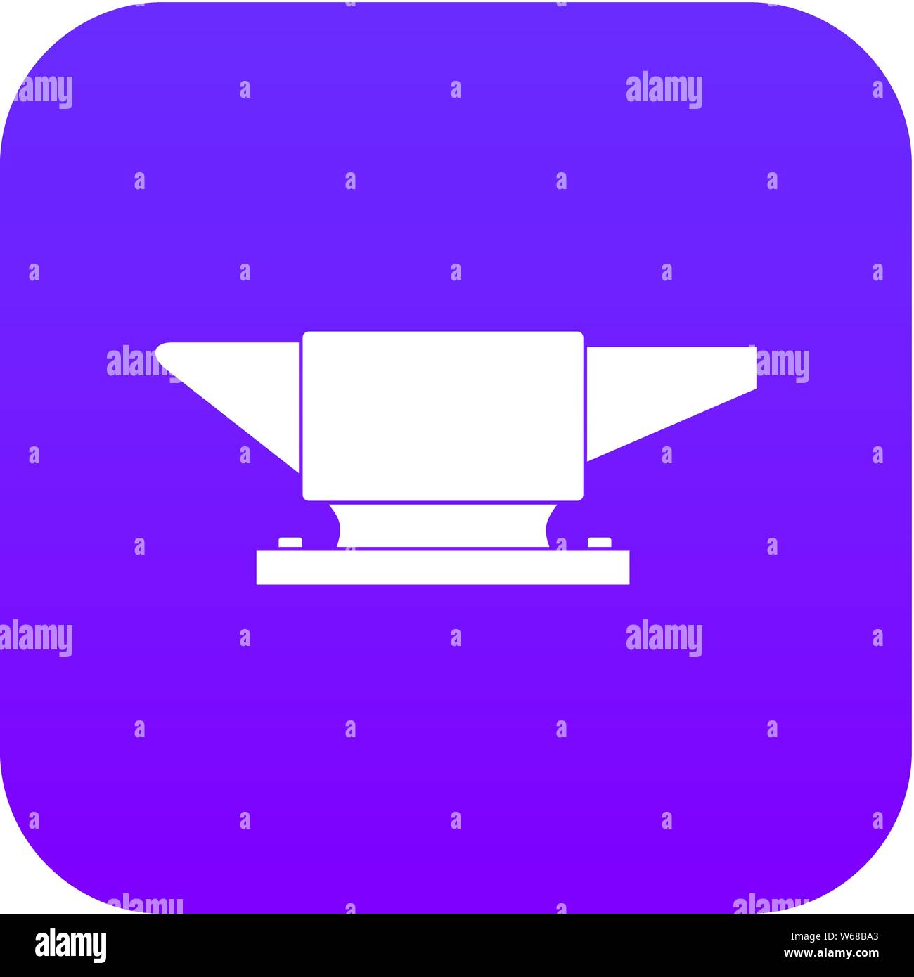 Anvil icon digital purple Stock Vector Image & Art - Alamy