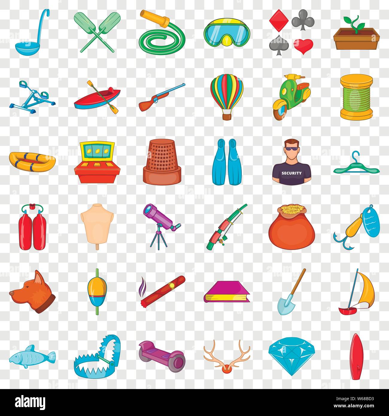 Cooking icons set, cartoon style Stock Vector Image & Art - Alamy