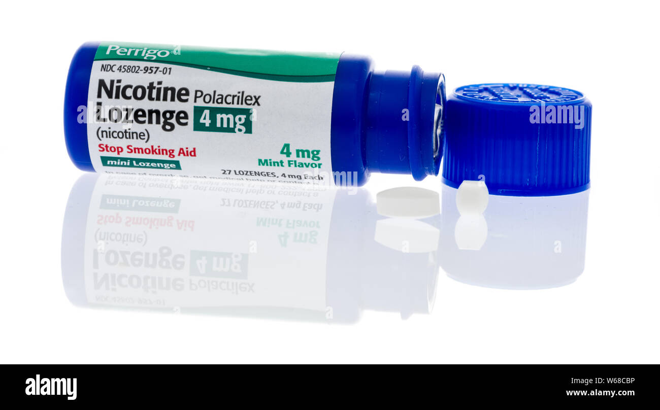 Nicotine tablets Cut Out Stock Images & Pictures - Alamy