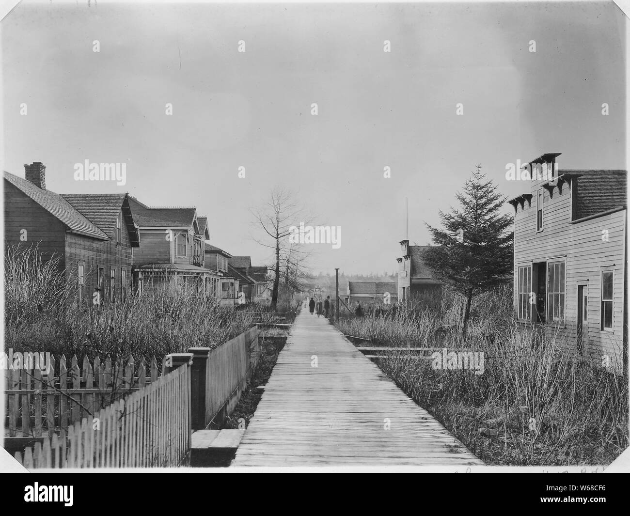 Street in Metlakahtla Stock Photo - Alamy