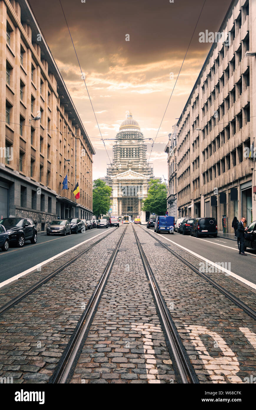 Brussels justice palace hi-res stock photography and images - Alamy