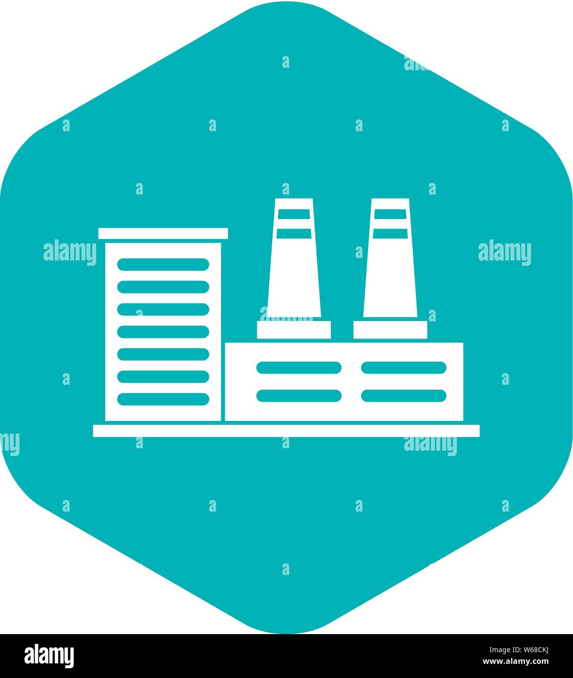 Power plant icon, simple style Stock Vector Image & Art - Alamy