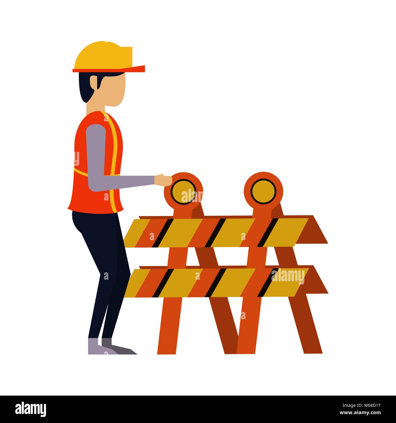 construction architectural engineering work cartoon Stock Vector Image ...