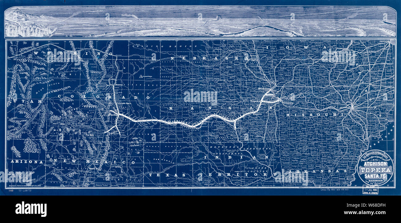 0187 Railroad Maps A geographically correct county map of the states ...